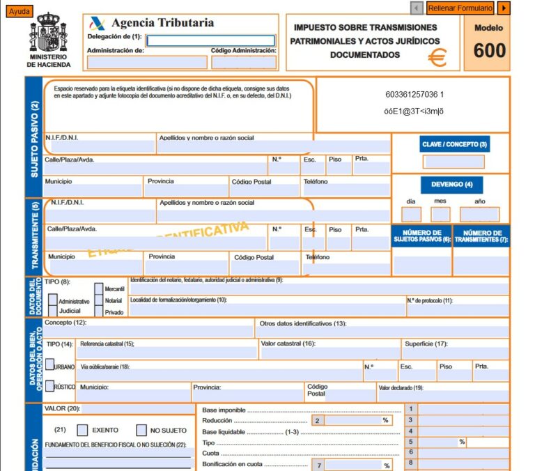 ¿Qué es el Modelo 600 y para qué se utiliza? - Financiar24